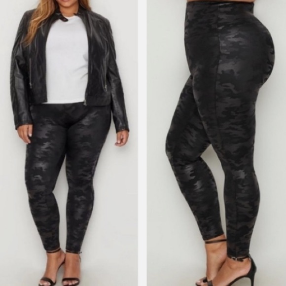 SPANX | Pants & Jumpsuits | Spanx Plus Size Camouflage Legging | Poshmark